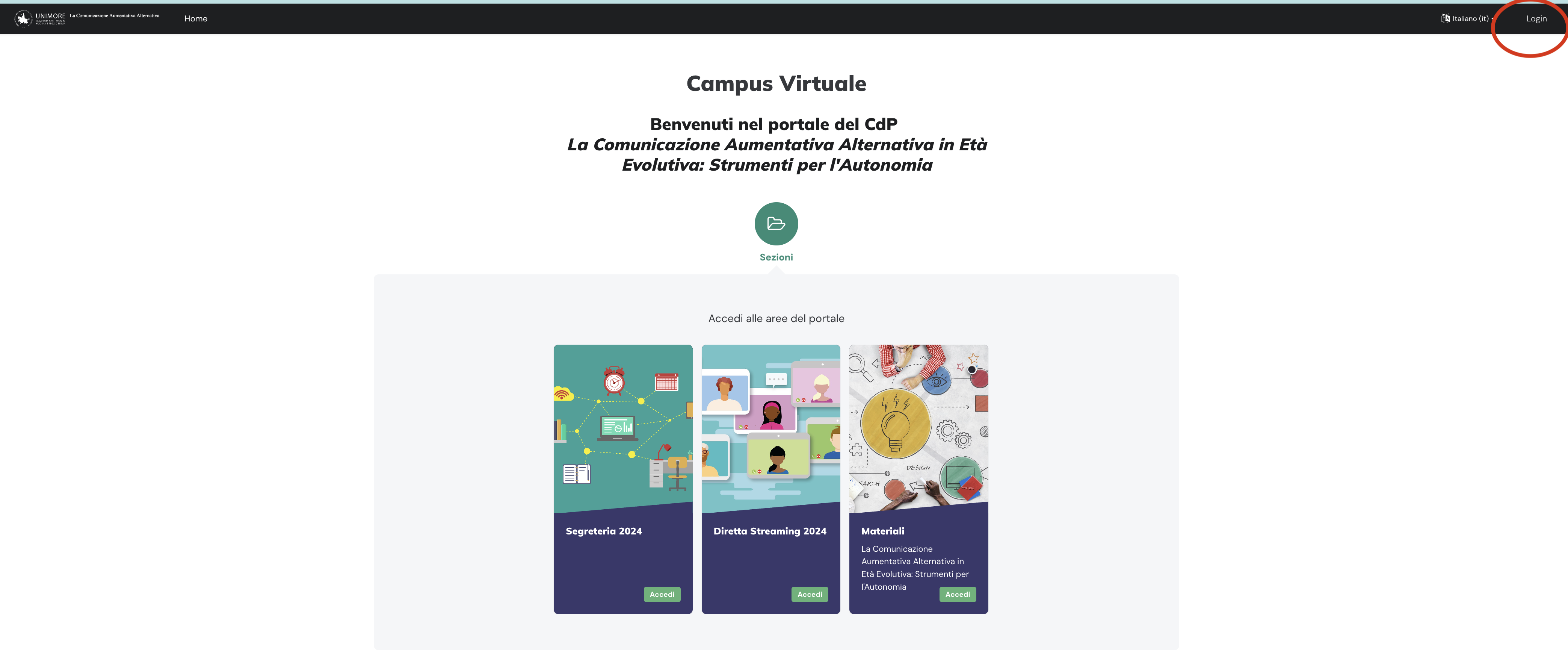 CAA: Guida al Portale - Primo accesso - Login